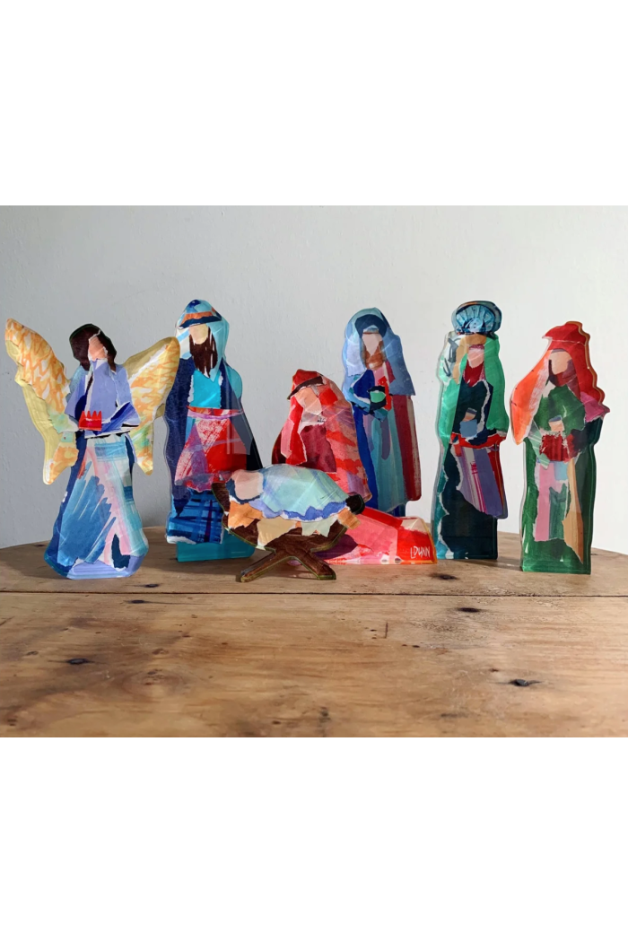 ACRYLIC NATIVITY-LARGE – The Birds Nest LA