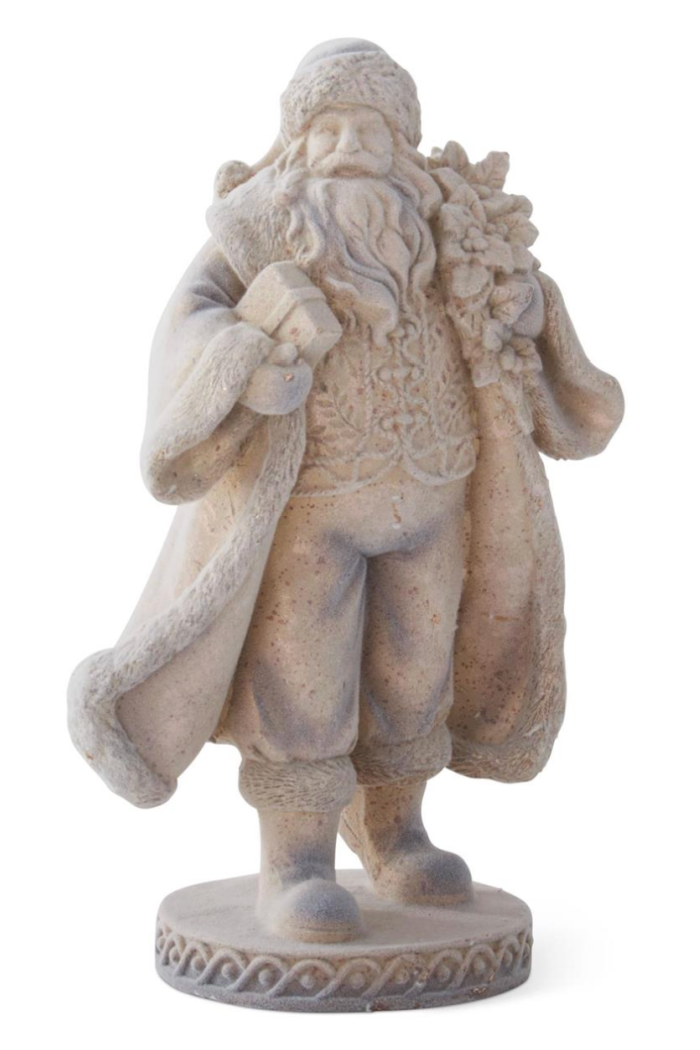 FLOCKED SANTA 9" – The Birds Nest LA
